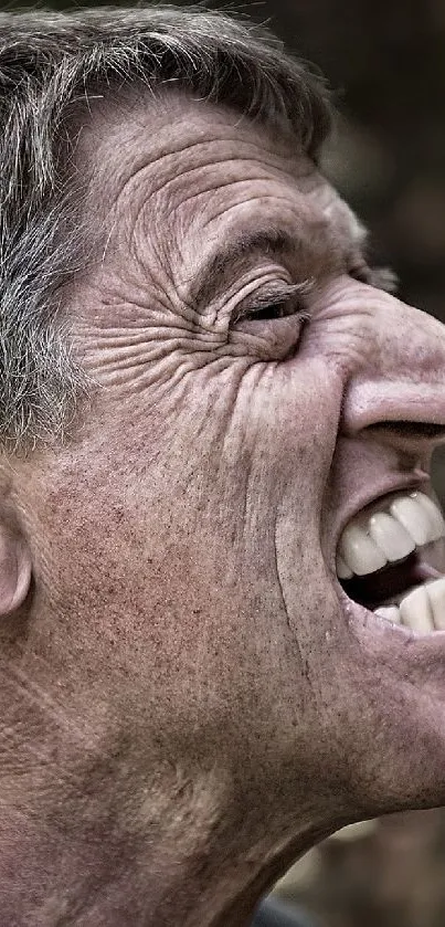 Expressive Elderly Man Portrait - free download
