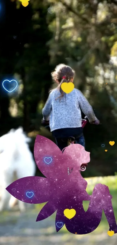 Fairy Fantasy Ride Wallpaper - free download