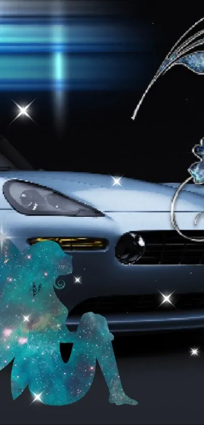 Fantasy Car and Fairy Design - free download