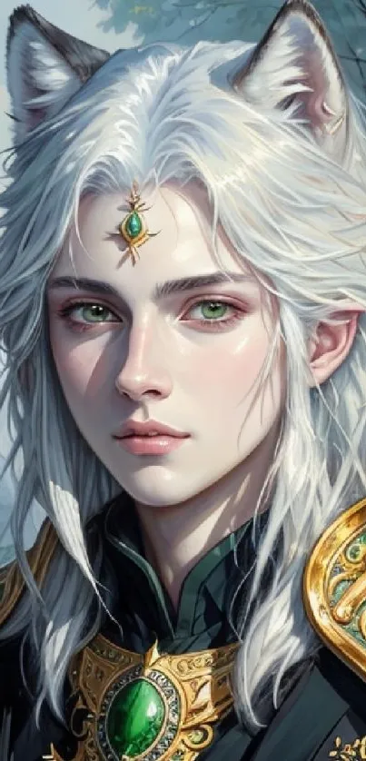 Fantasy Mystic Elf Wallpaper - free download