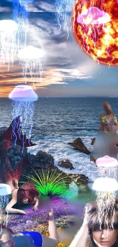 Fantasy Ocean Dreamscape Wallpaper - free download