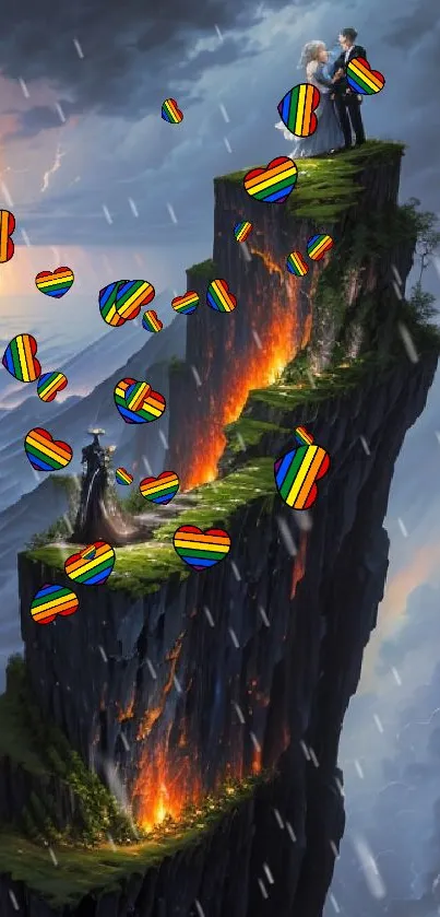 Fantasy Wedding Cliff Art - free download