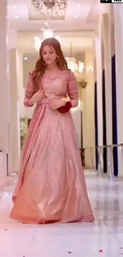 Fashion Textile Pink Live Wallpaper - free download