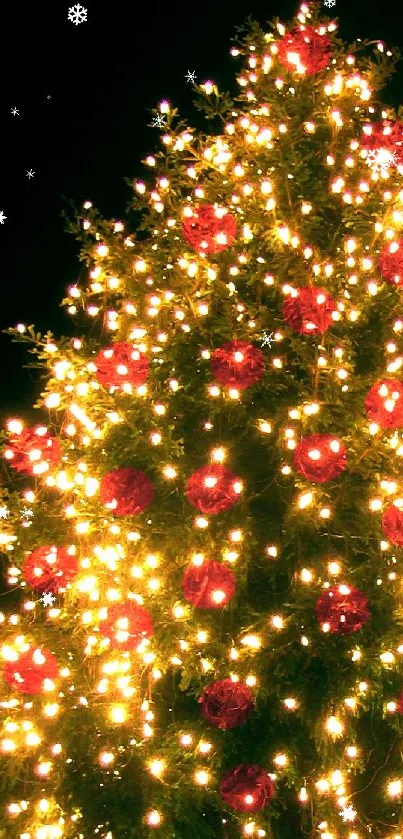 Festive Christmas Tree Lights - free download
