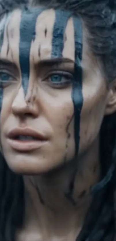 Fierce Warrior Portrait Wallpaper - free download