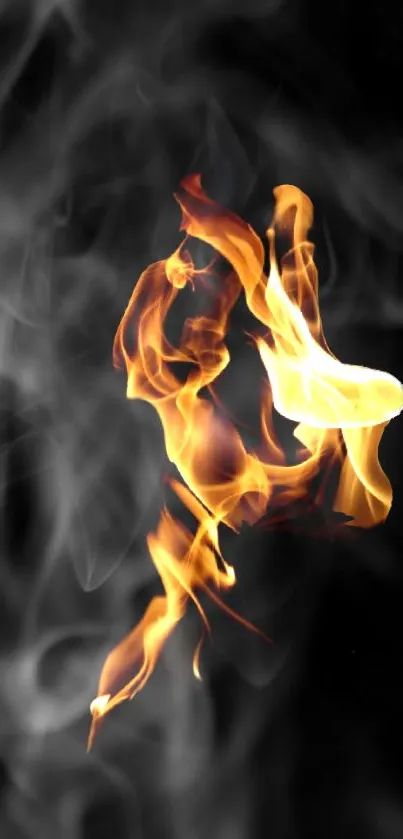 Fiery Glow Mobile Wallpaper - free download