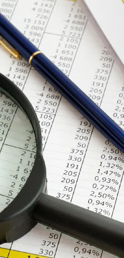 Financial Report Analysis Wallpaper - free download