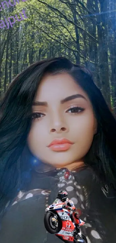 Forest Portrait Wallpaper - free download