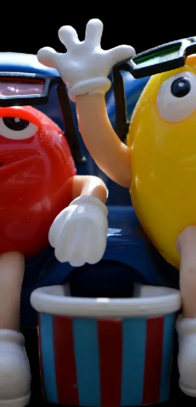 Fun M&M Mobile Wallpaper - free download