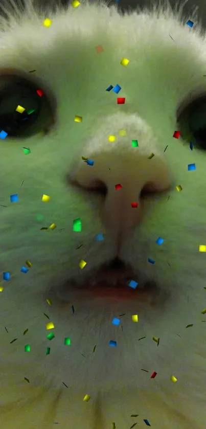 Funny Close-Up Cat Face - free download