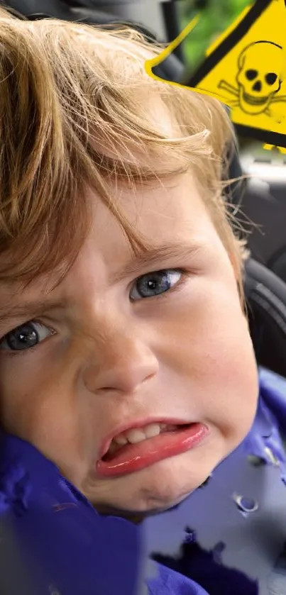 Funny Grimace Child Wallpaper - free download