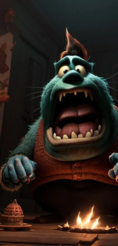 Furry Monster by Campfire Art - free download