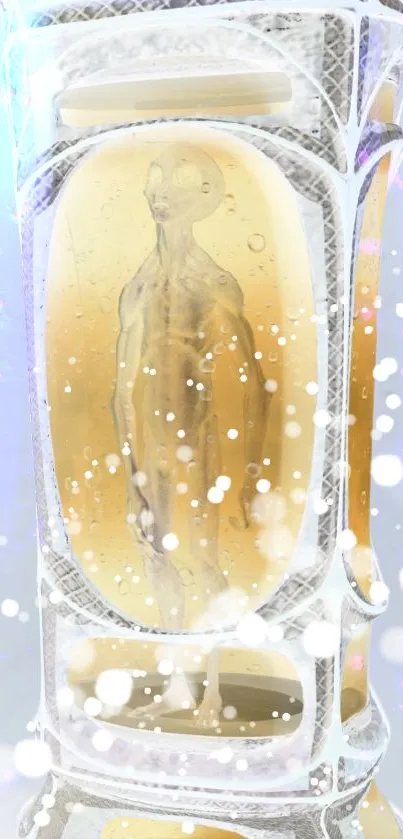 Futuristic Capsule Design Wallpaper - free download