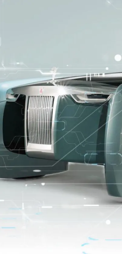 Futuristic Car Concept Wallpaper - free download