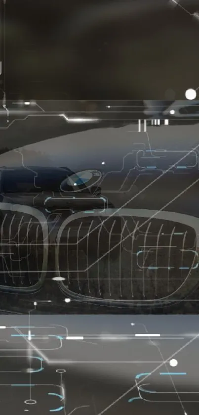 Futuristic Car Tech Wallpaper - free download