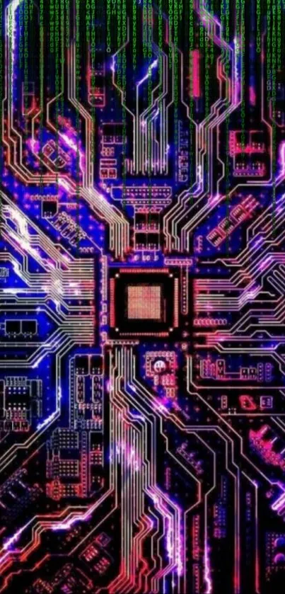 Futuristic Circuit Abstract Design - free download