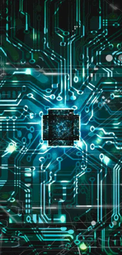 Futuristic Circuit Board Design - free download