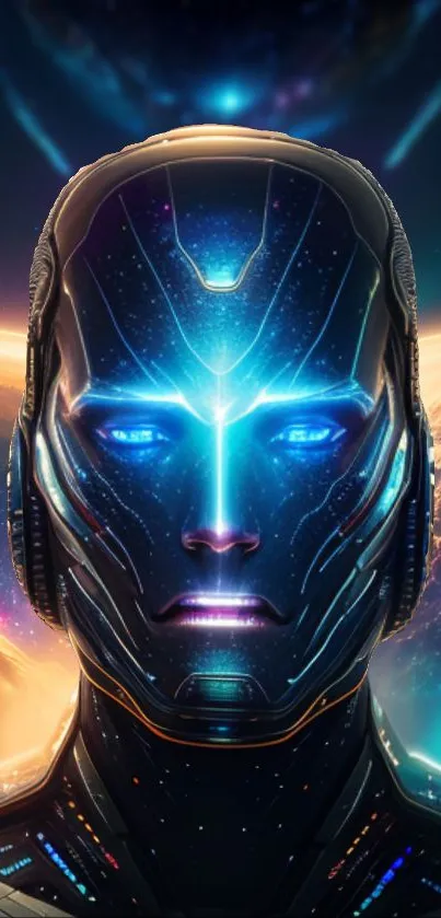 Futuristic Cyborg Sci-Fi Wallpaper - free download