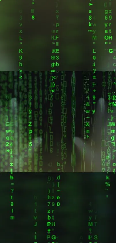 Futuristic Digital Code Wallpaper - free download