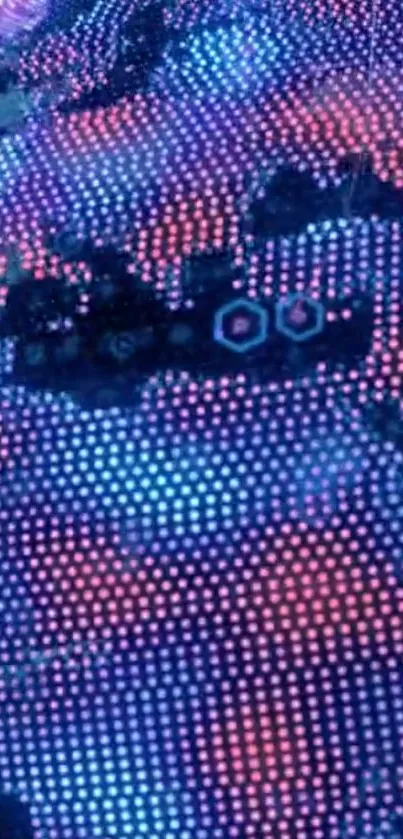 Futuristic Digital Patterns Wallpaper - free download
