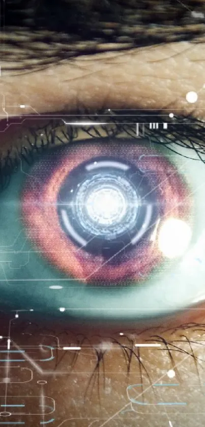 Futuristic Eye Wallpaper - free download