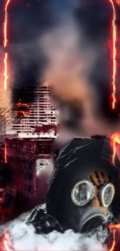 Futuristic Gas Mask Wallpaper - free download