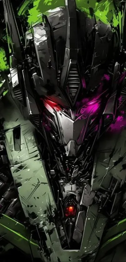 Futuristic Robot Art Wallpaper - free download