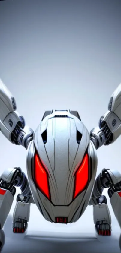 Futuristic Robot Mobile Wallpaper - free download