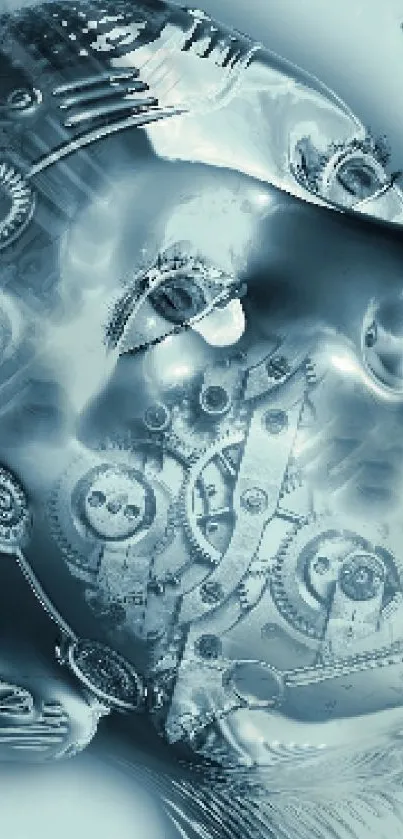 Futuristic Tech Art Wallpaper - free download