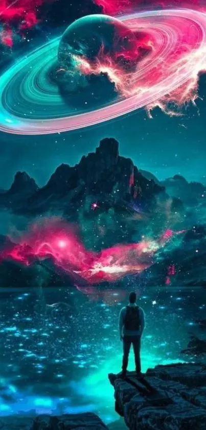 Galactic Dreamscape Wallpaper - free download
