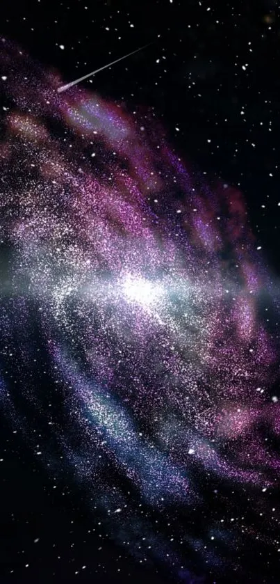 Galactic Vortex Mobile Wallpaper - free download