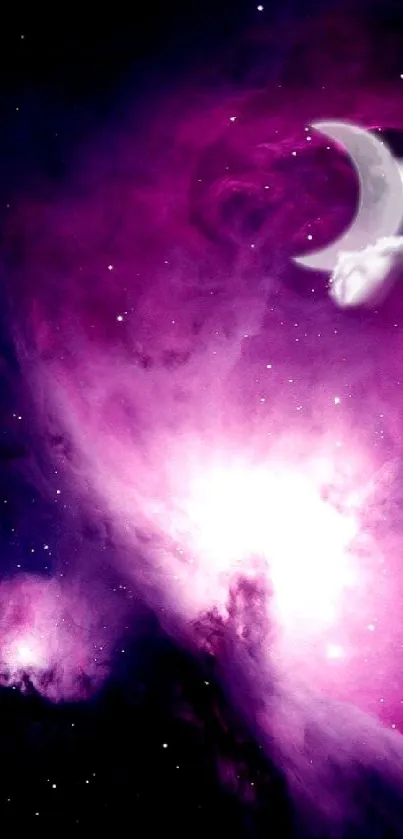 Galaxy Nebula Mobile Wallpaper - free download