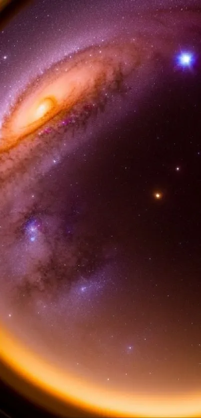 Galaxy Vortex Mobile Wallpaper - free download