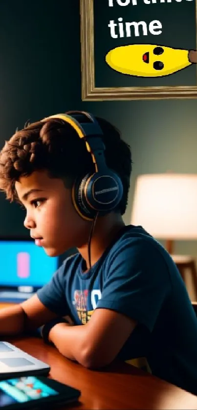 Gaming Focus with Headphones - free download