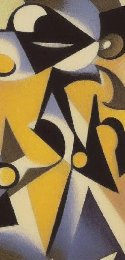 Geometric Abstract Art Wallpaper - free download