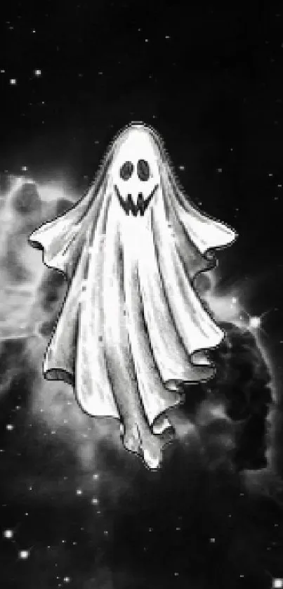 Ghostly Cosmic Wallpaper - free download