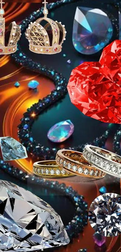 Vibrant Gemstone and Jewel Design - free download