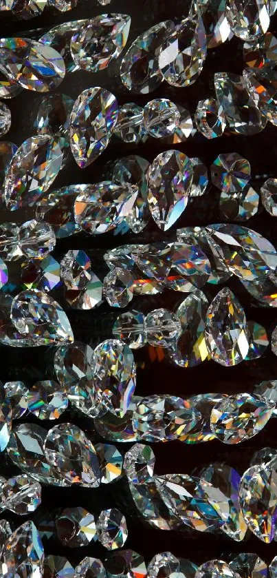 Glistening Diamond Background - free download