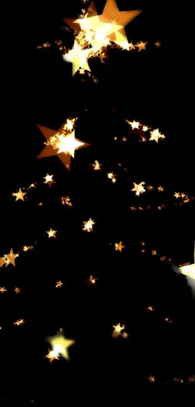 Glowing Christmas Tree Stars - free download