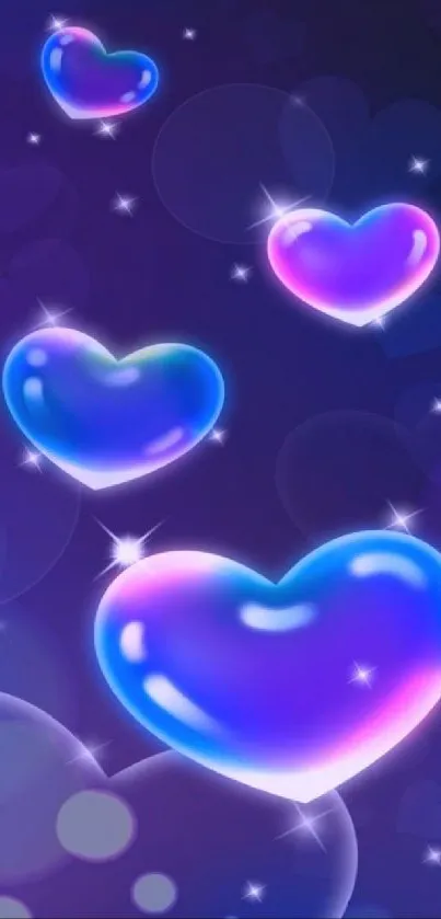 Glowing Heart Fantasy Wallpaper - free download