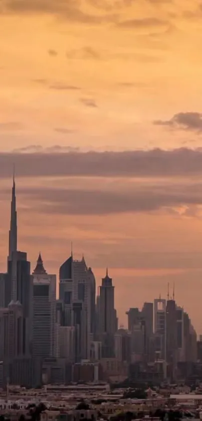 Golden Cityscape Skyline View - free download