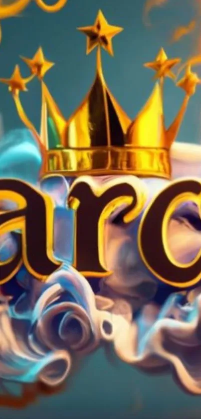 Golden Crown and Smoky Design - free download