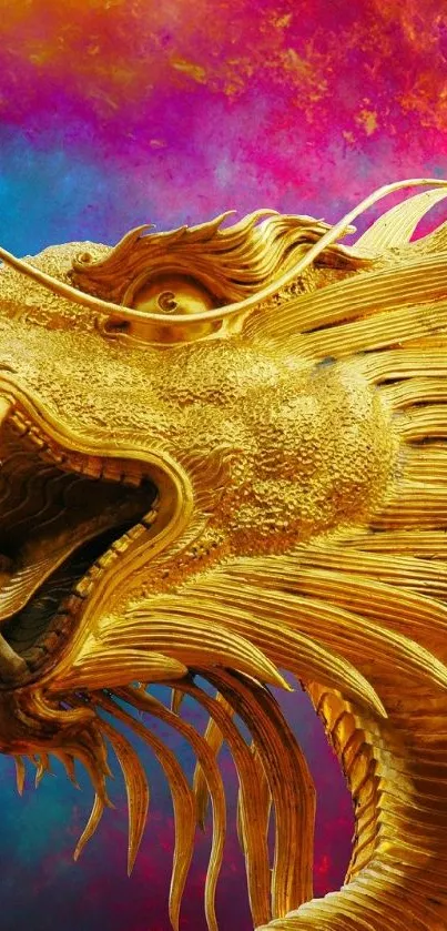 Golden Dragon Fantasy Art - free download