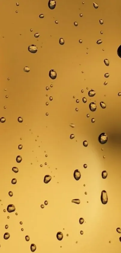 Golden Droplets Mobile Background - free download