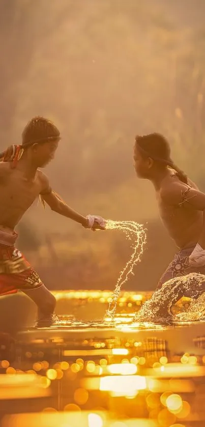 Golden Hour River Play - free download