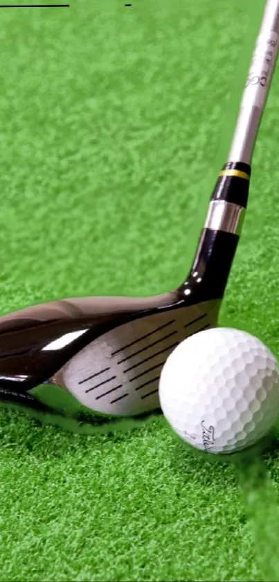 Golf Club and Ball Wallpaper - free download