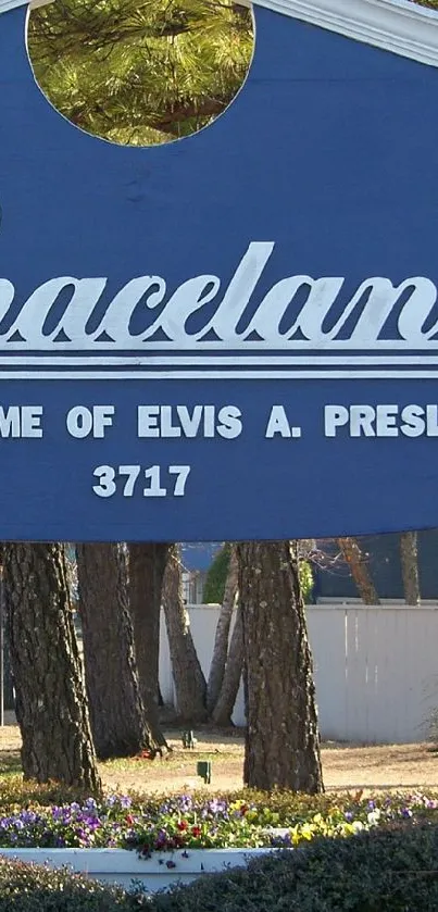 Graceland Sign Mobile Wallpaper - free download