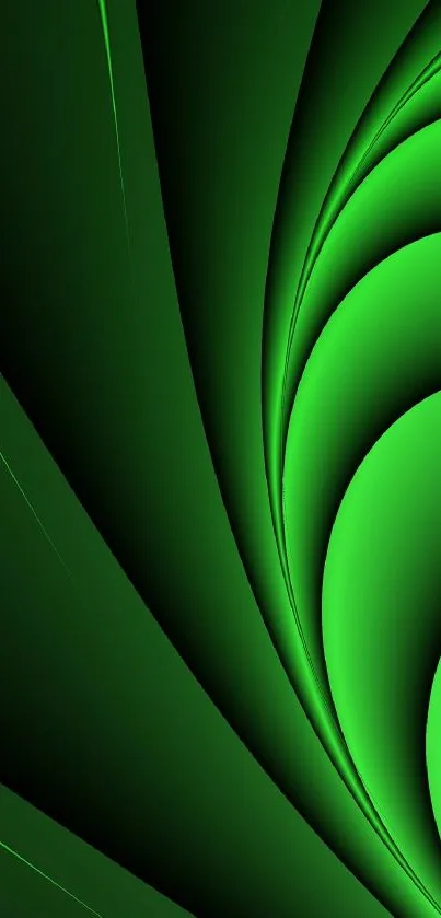 Green Abstract Mobile Wallpaper - free download