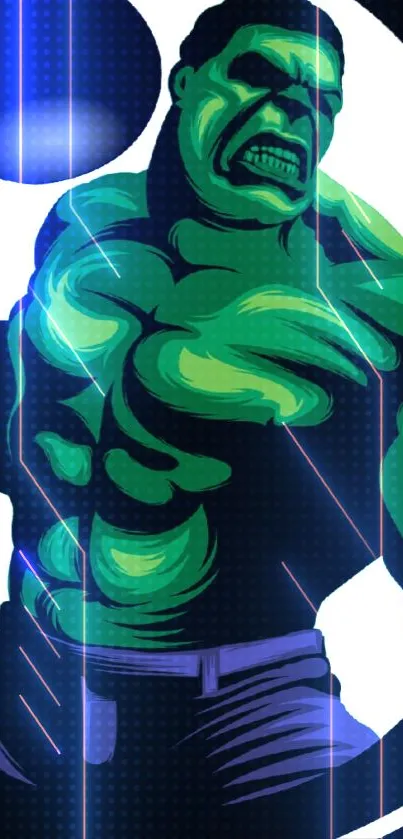 Green Hero Mobile Wallpaper - free download