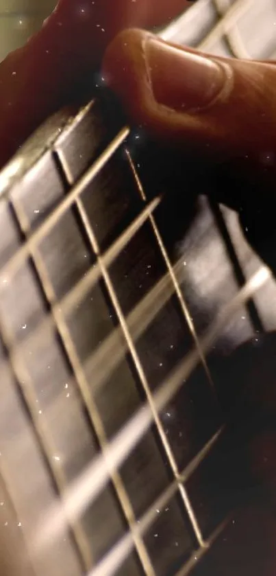 Guitar Strings Close-Up Wallpaper - free download